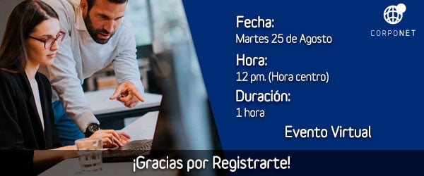 Corponet | Gracias por registrarte al Evento